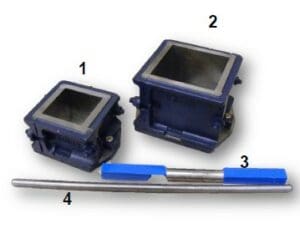 Cast Iron Cube Moulds | Dick King Labs