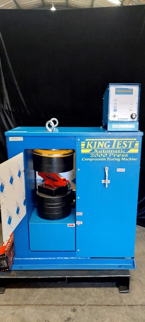 Fully Automatic Concrete Cube Press | Dick King Labs